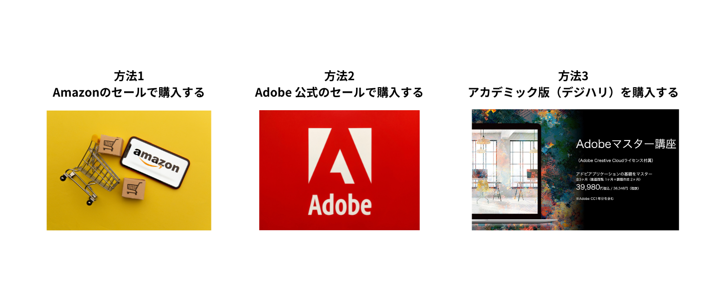 社会人も学生も必見！Adobe CCを最安で購入する方法【2024年版】